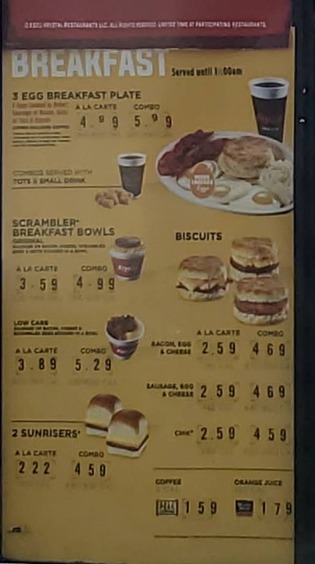 Krystal Restaurant Menu – 24-Hour Square Burgers & Breakfast in ...